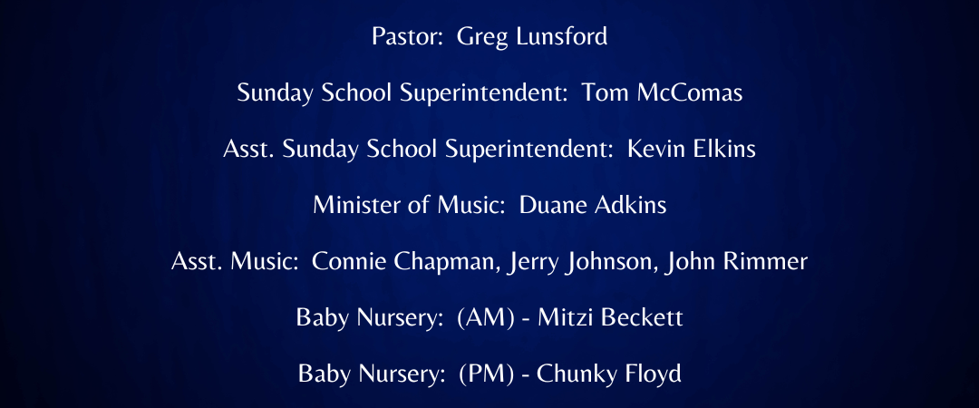 May 12, 2024 Bulletin – Beulah Ann Missionary Baptist Church